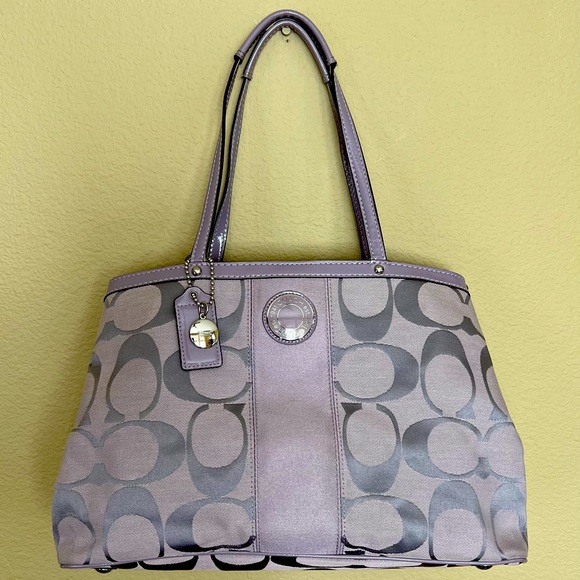 Coach | Bags | Coach F919 Carryall Purse Lavender | Poshmark